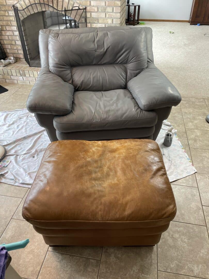 Slate Gray Conditioning Leather Finish is Great for Vinyl Too