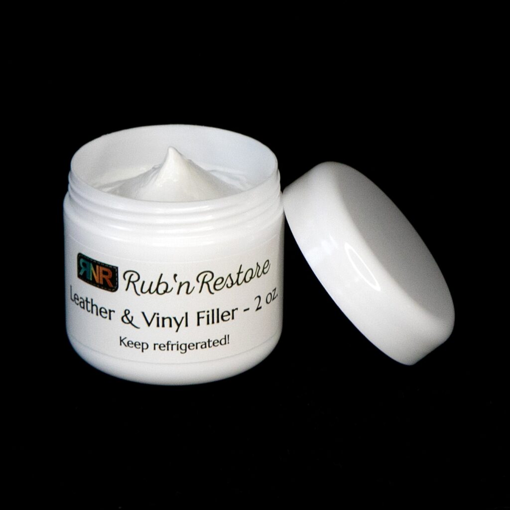 Leather Filler & Vinyl Repair Putty for Fixing Holes & Cracks