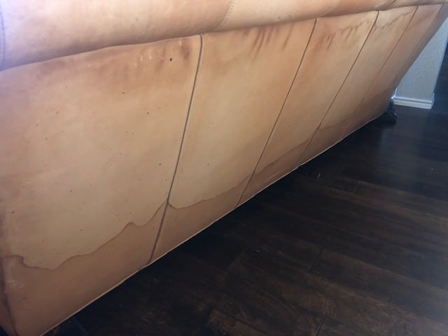 Rust Leather Finish & Conditioning Color for Leather & Vinyl