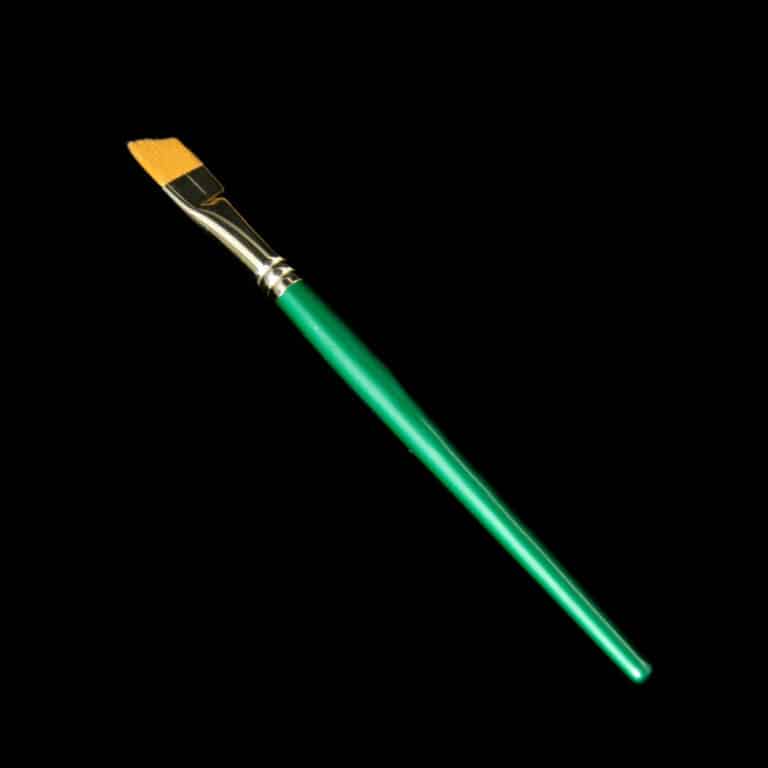 Small Angled Paintbrush for Cutting In Piping, Tufting, Etc.