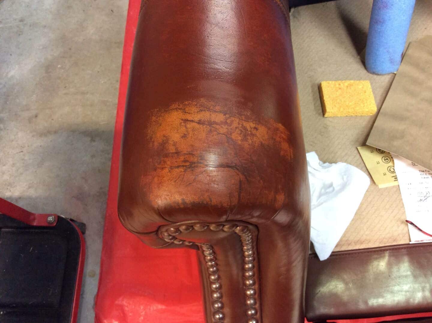 Leather Filler & Vinyl Repair Putty for Fixing Holes & Cracks