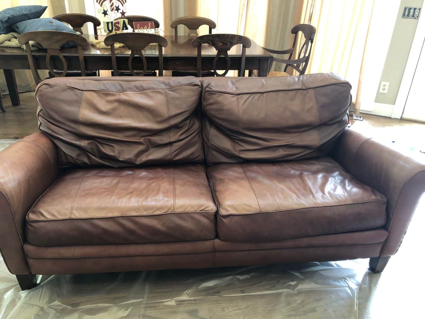 Walnut Brown Leather Dye & Vinyl Dye for Furniture & Upholstery