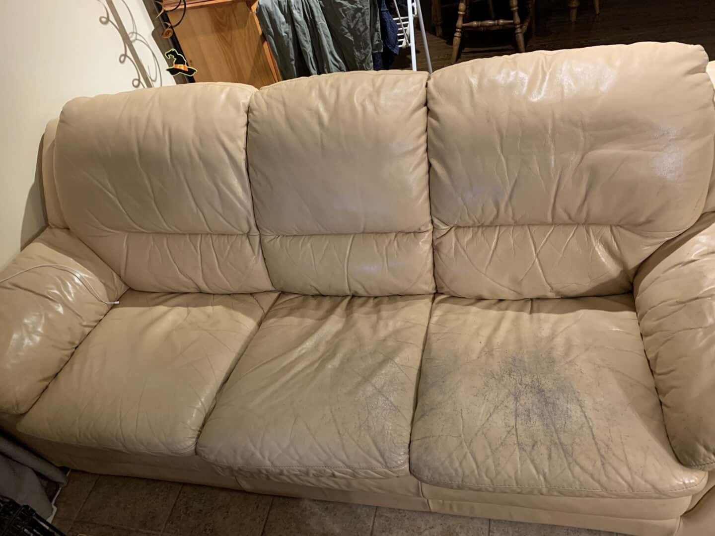 Tan Camel Colored Finish to Restore Leather or Vinyl Upholstery