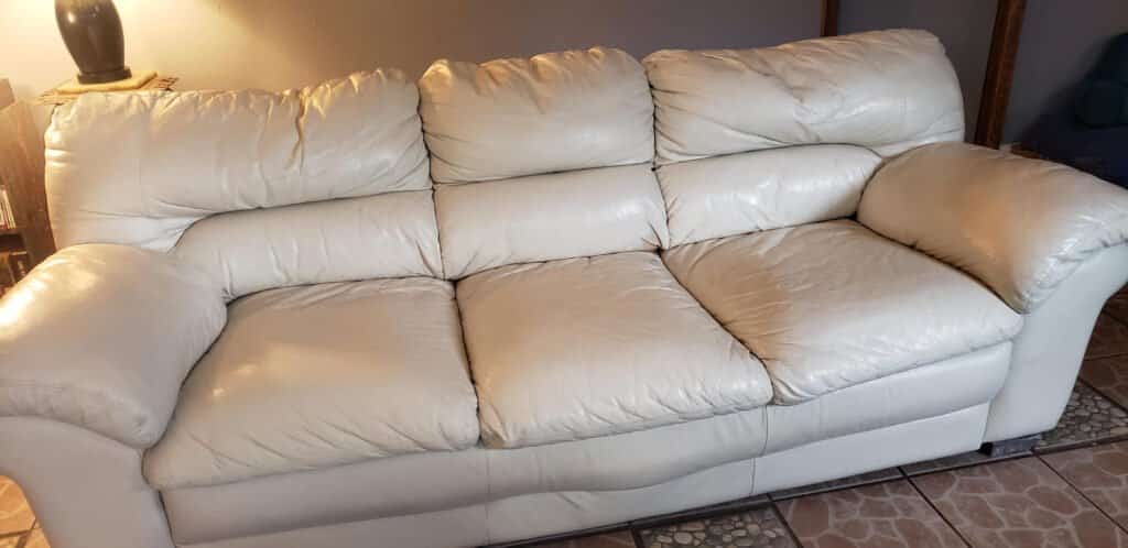 Ivory Color Vinyl & Leather Finish Restores, Seals & Protects