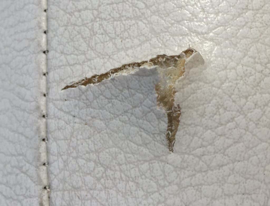 Repair Cracks, Burns, Tears, Cuts & Holes in Leather & Vinyl